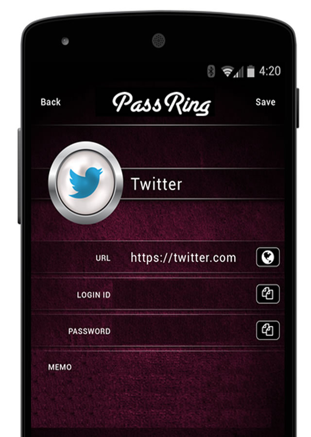 宝石箱で綺麗にパスワード管理-PassRing（パスリング）のアプリ情報 | 予約トップ10